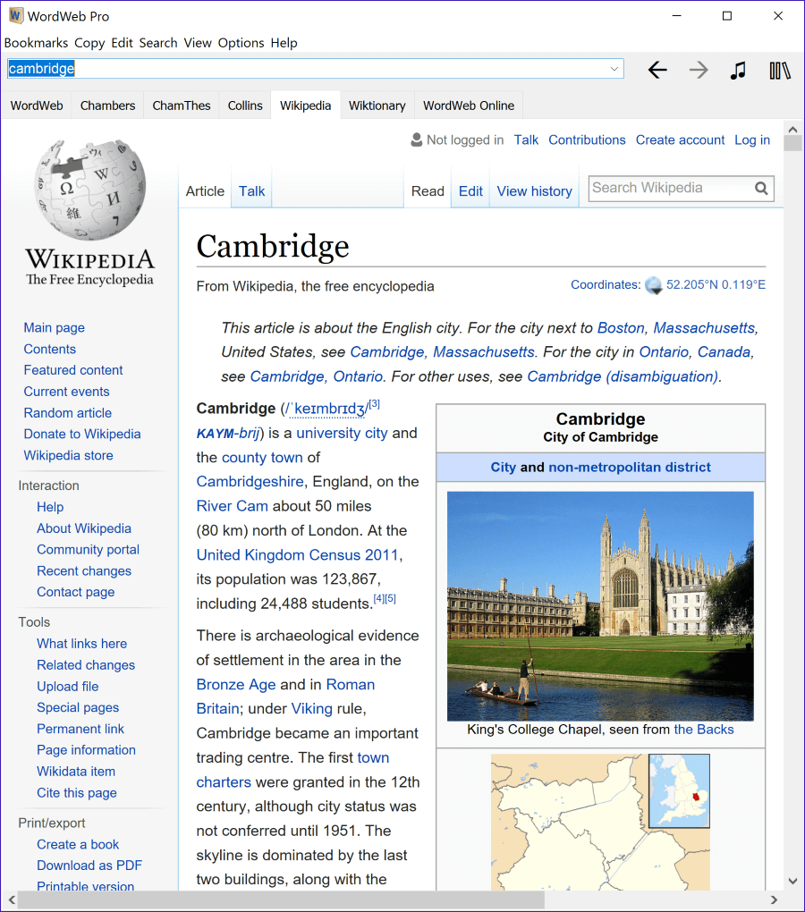 WordWeb: How it works